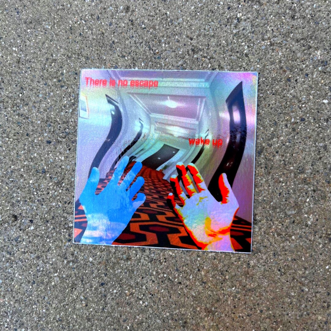 Holographic Weirdcore Liminal Sticker 2.5" - Etsy