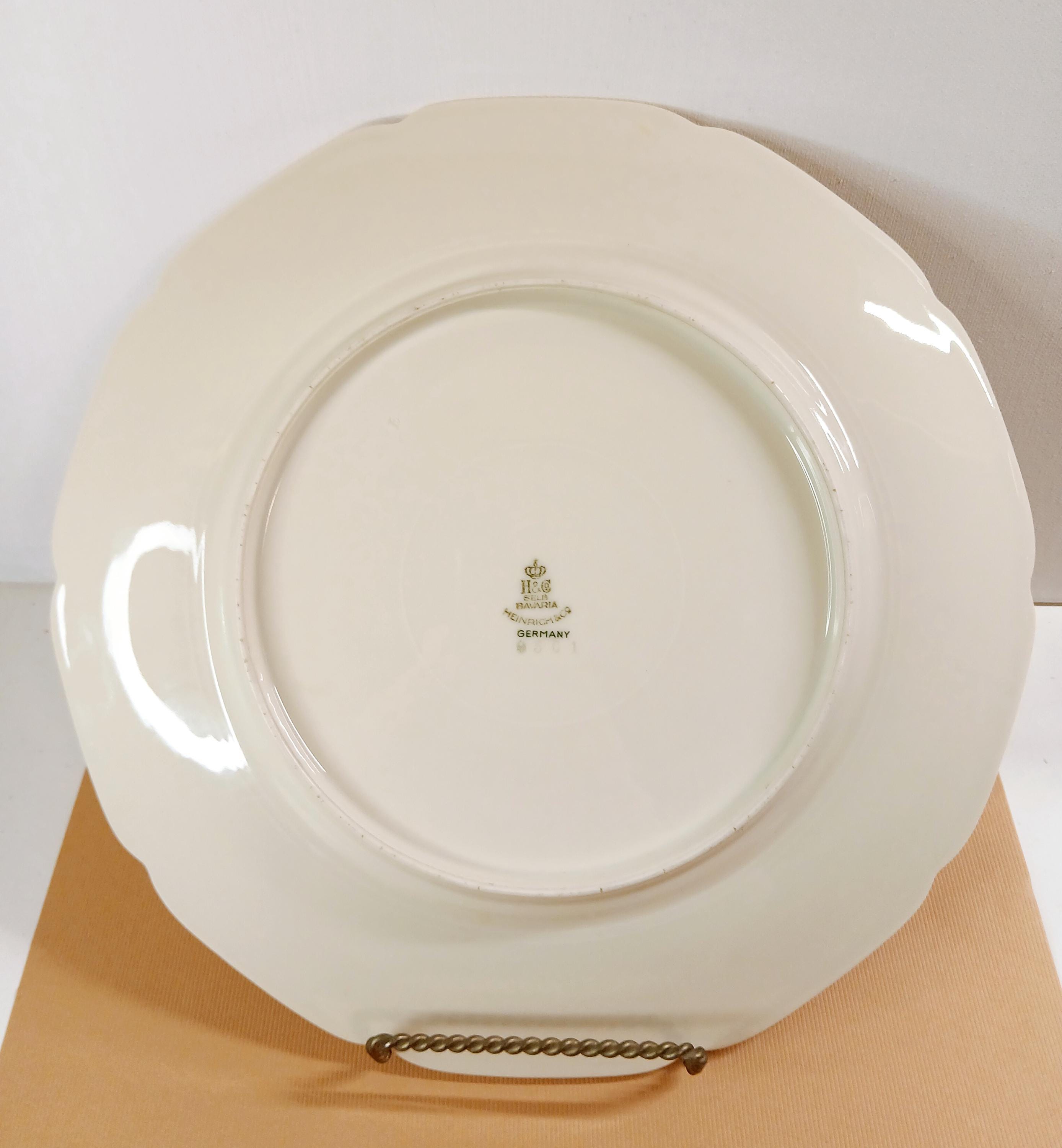 Vintage H&co Selb, Bavaria, Heinrich Germany Porcelain Floral Dinner ...