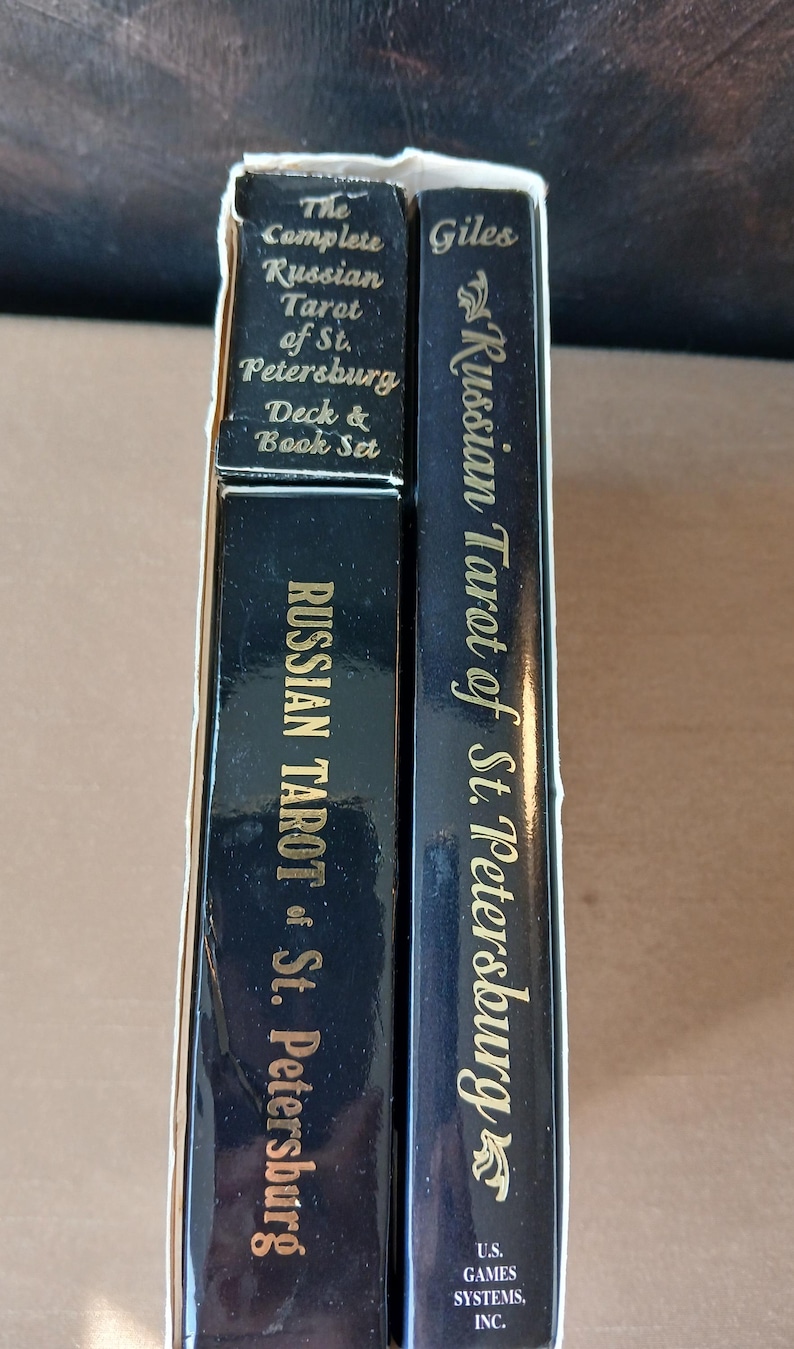 Rare Vintage Russian Tarot of St Petersburg Deck & Book Set, by Yury ...