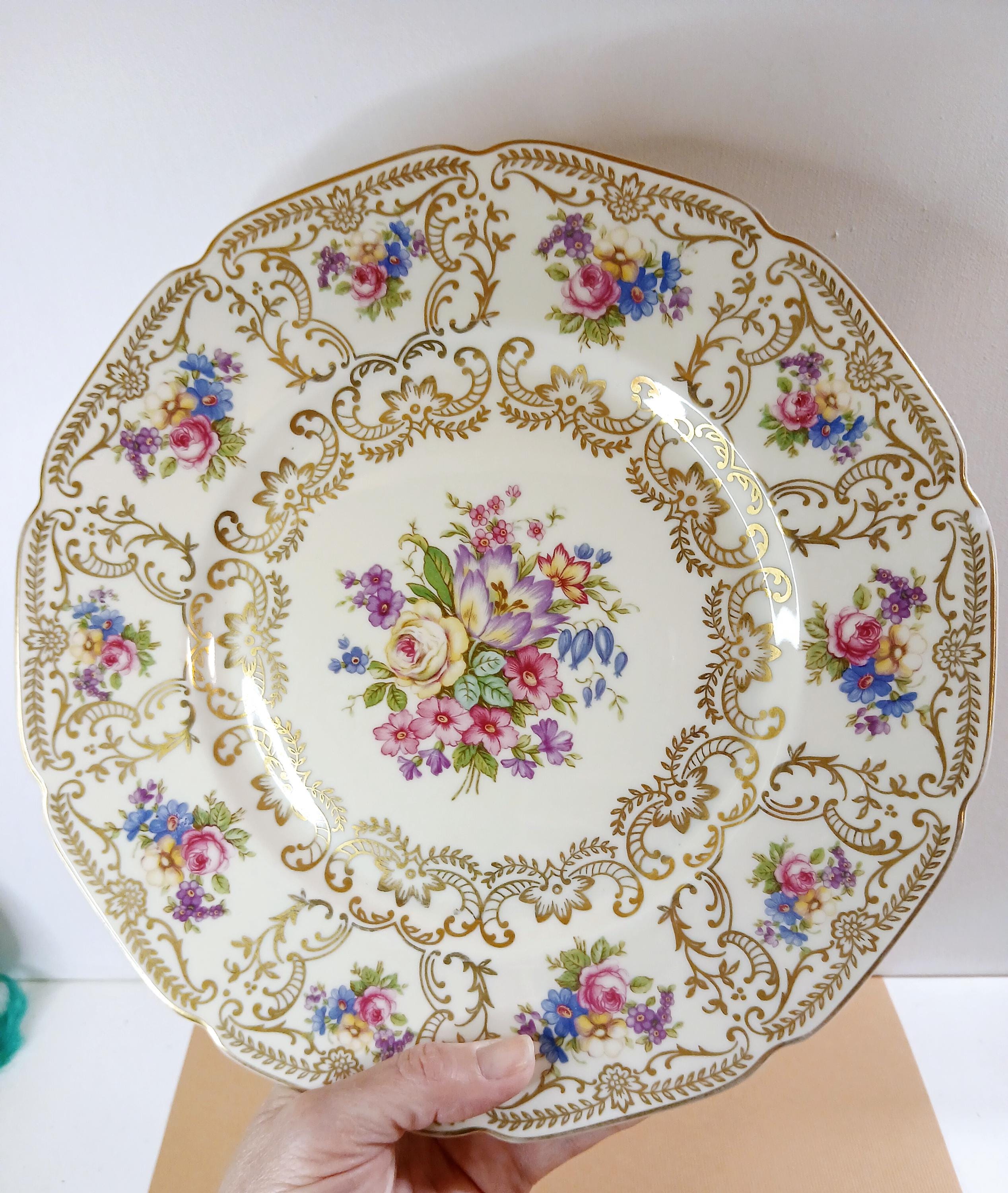 Vintage H&co Selb, Bavaria, Heinrich Germany Porcelain Floral Dinner ...