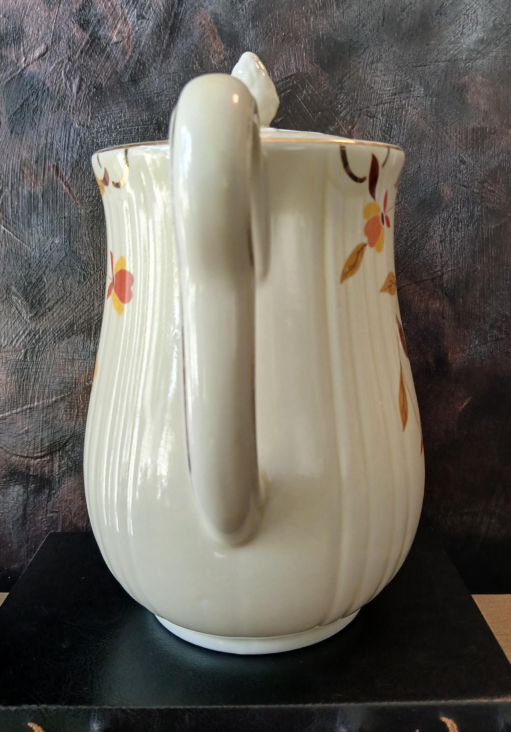 Vintage 1950s, Hall China Jewel Tea Autumn Leaf Coffee Pot, 9 Cup, 9 1/ ...