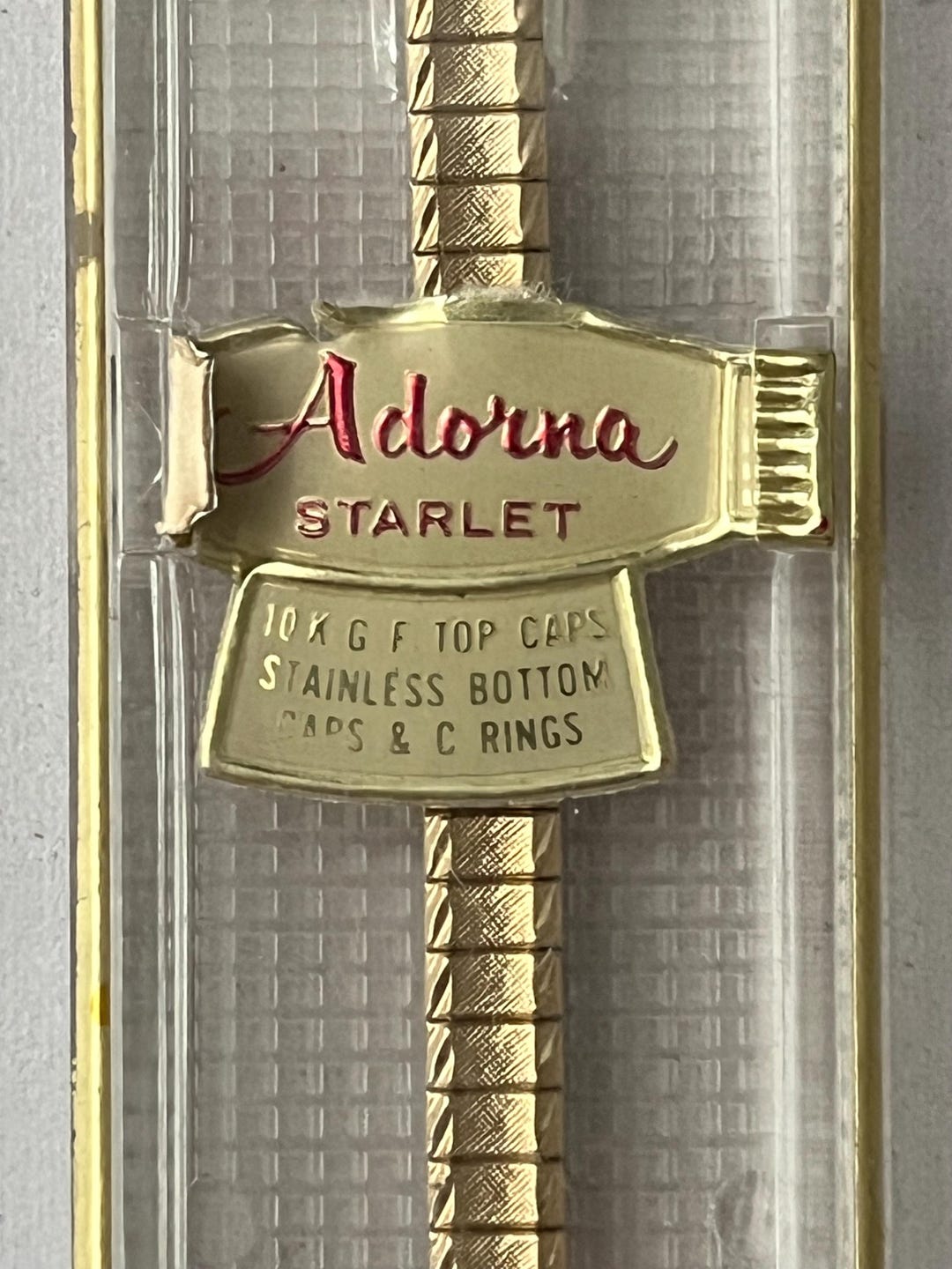 Vintage Speidel Adorna Starlet 10k Gold Filled Ladies Watch Band in Box ...
