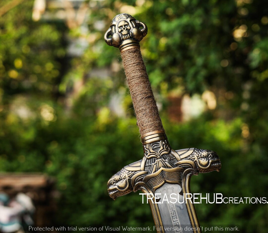 The Barbarian's Conan Sword Replica With Leather Sheath, Conan Sword ...