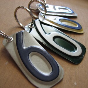 Number Six License Tag Keychain - Etsy