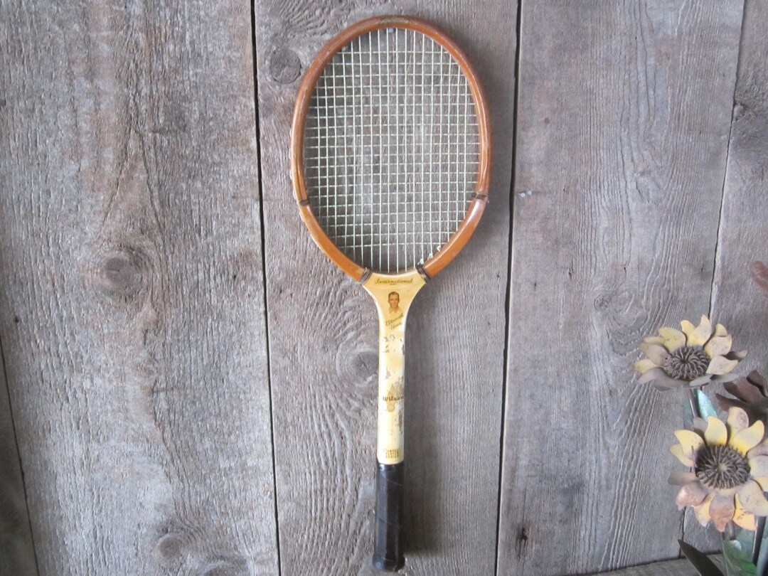 Ellsworth Vines Wooden Tennis Racket Item No. 930 - Etsy