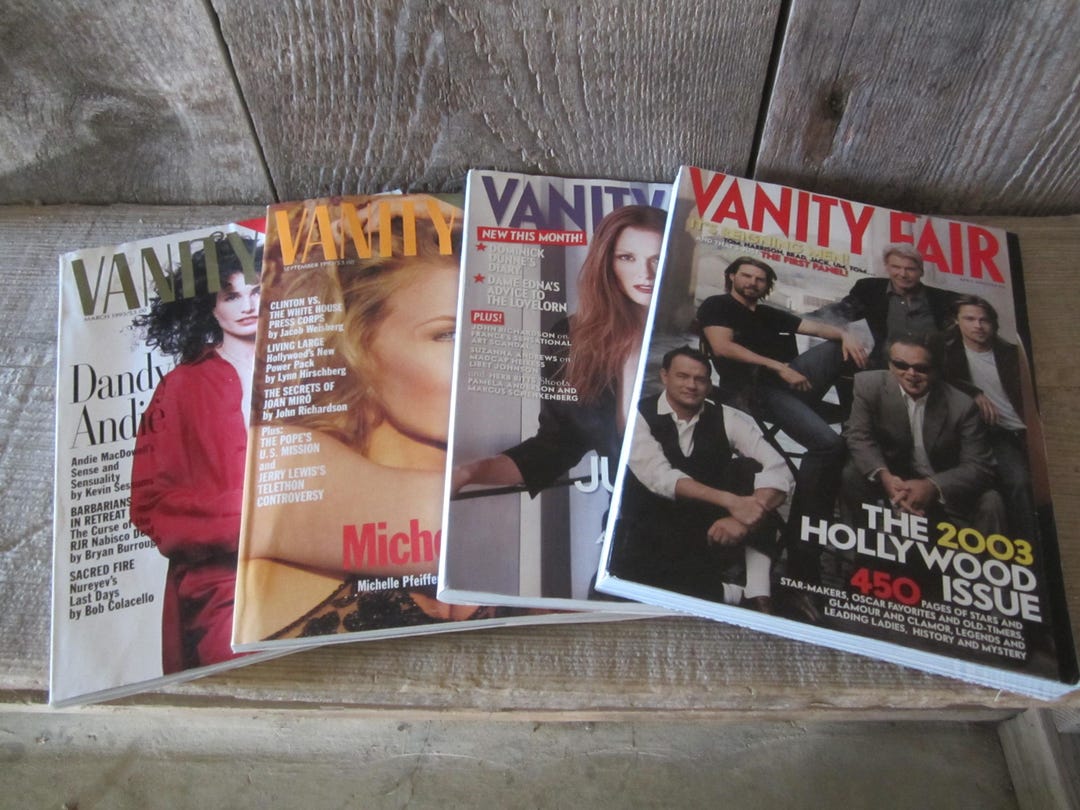 Four Vintage Vanity Fair Issues - Item No. 921 - Etsy