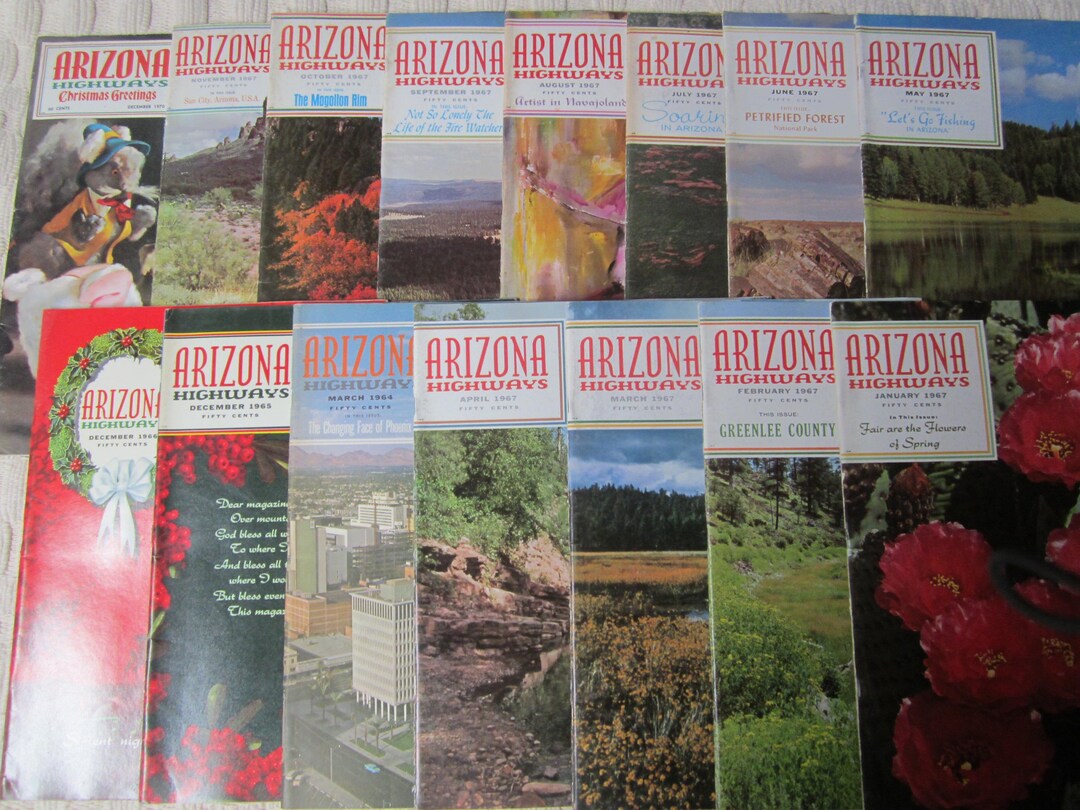 15 Arizona Highways Magazines - Item No. 935 - Etsy