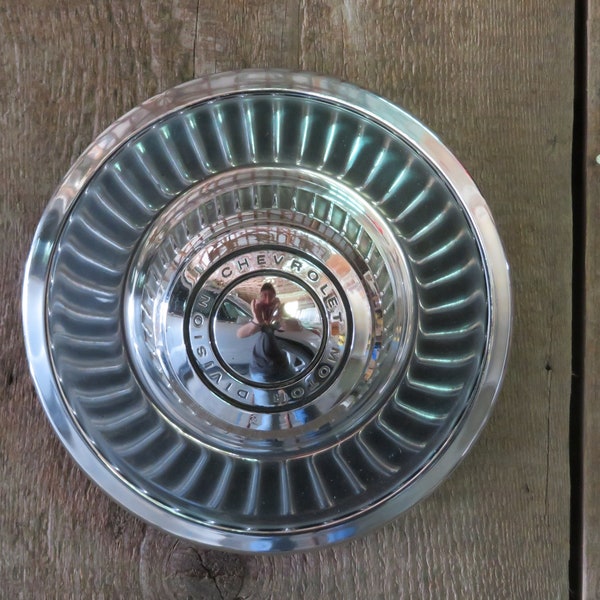 Vintage Chevy Hubcap - Etsy