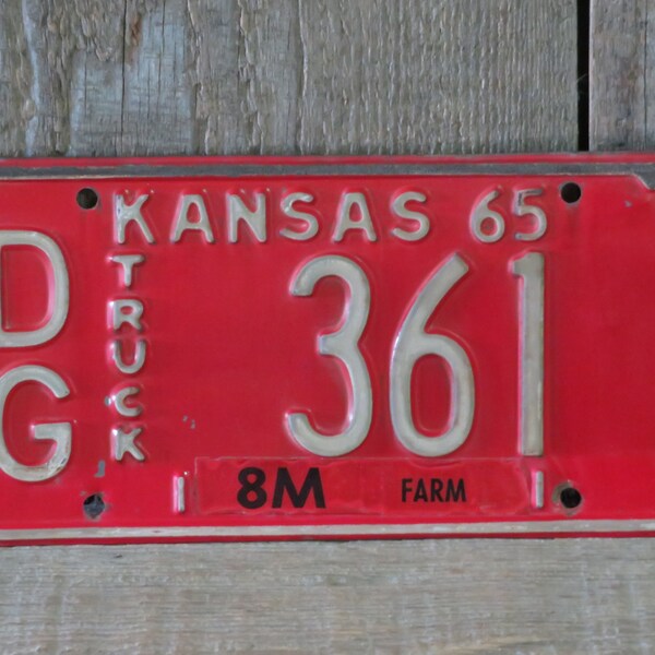 1965 License Plates - Etsy