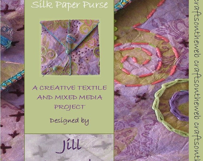 Pdf Workshop to Make A Silk Paper Purse. A Step by Step - Etsy
