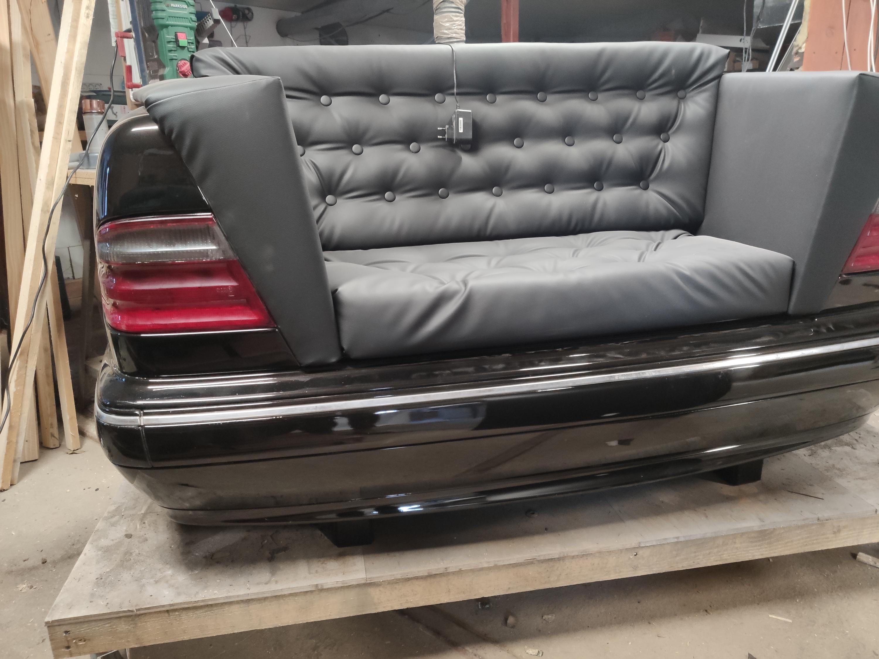 Sofa Car , Furniture Mercedes, Couch Lightning Industrial Design, Black ...