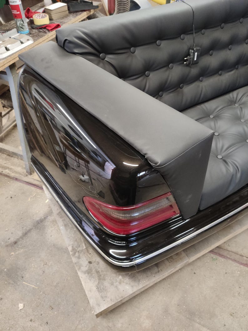 Sofa Car , Furniture Mercedes, Couch Lightning Industrial Design, Black ...