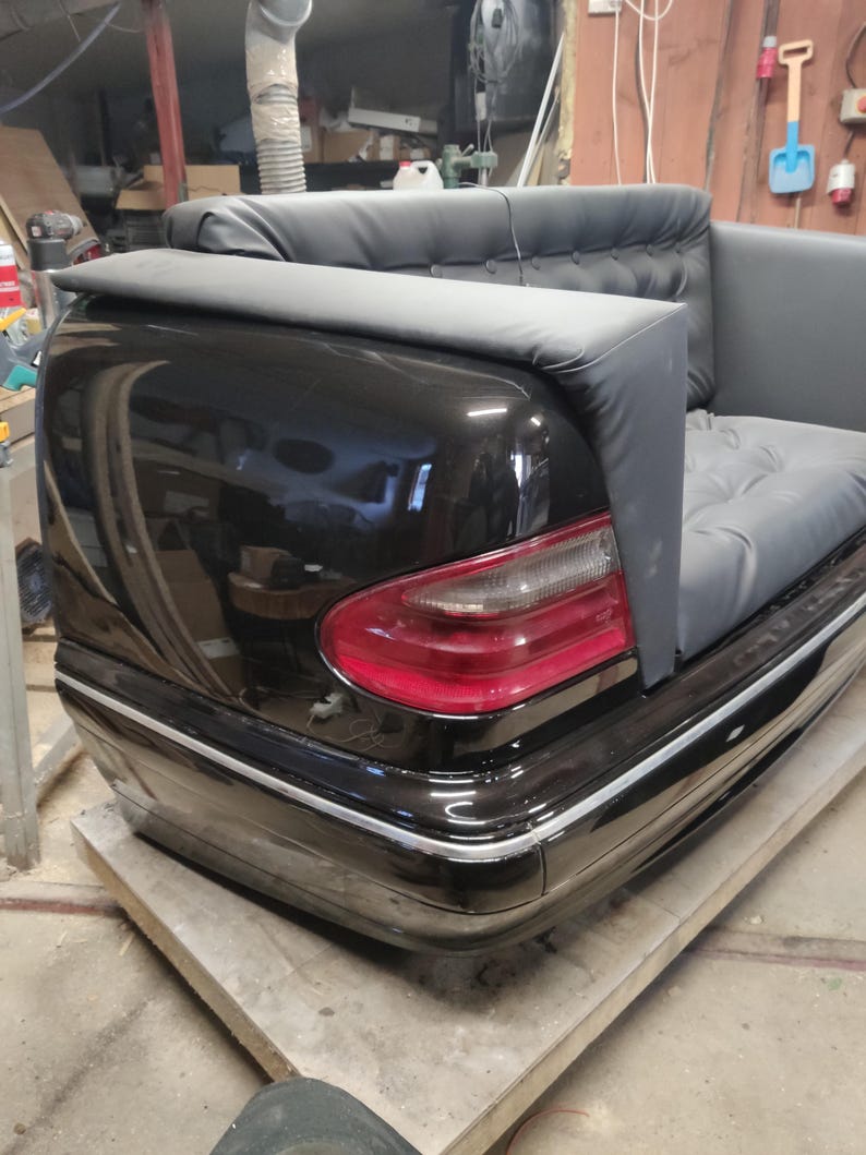 Sofa Car , Furniture Mercedes, Couch Lightning Industrial Design, Black ...