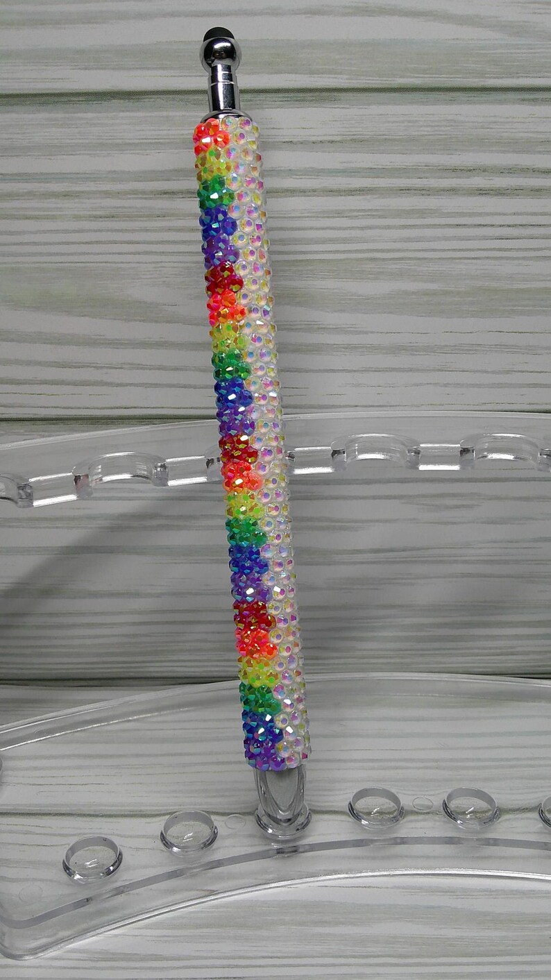 Refillable Rhinestone Pride Pen - Etsy