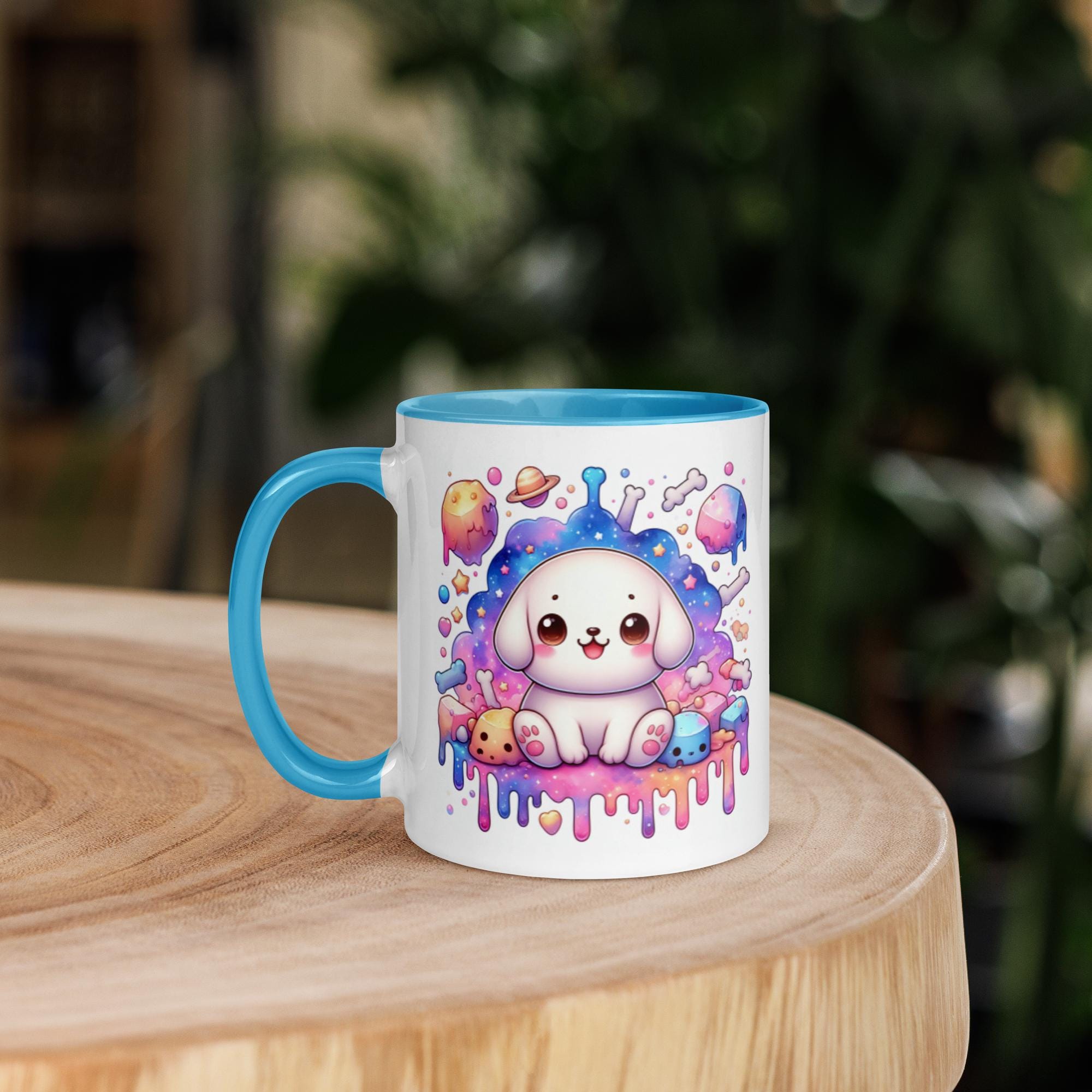 Squishy Cute Puppy Mug With Color Inside Colorful Squishmallow ...