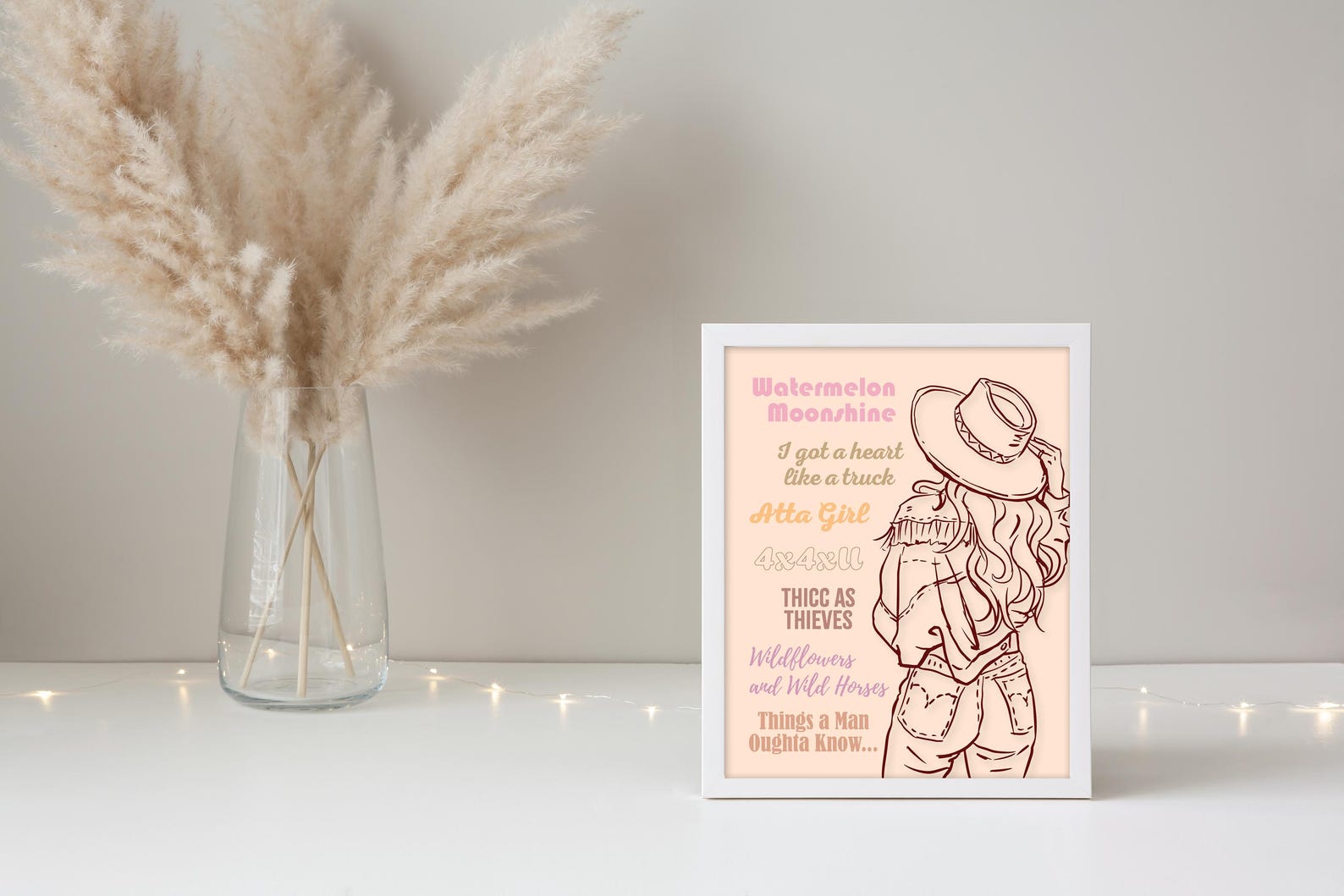 Lainey Wilson Inspired Song Lyric Digital 8x10 Print - Etsy