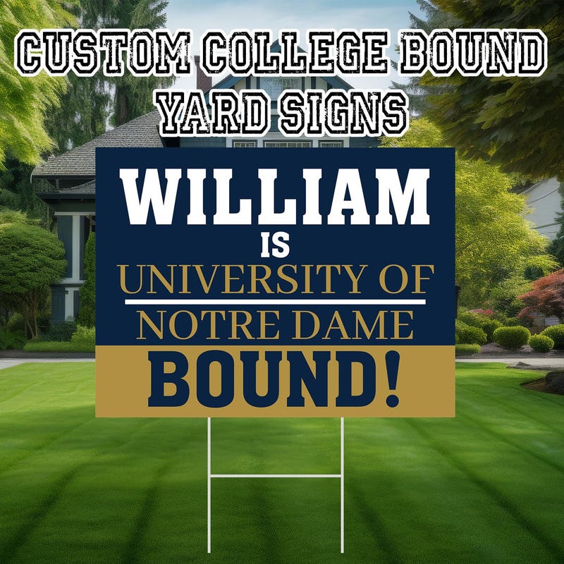 Notre Dame Sign - Etsy