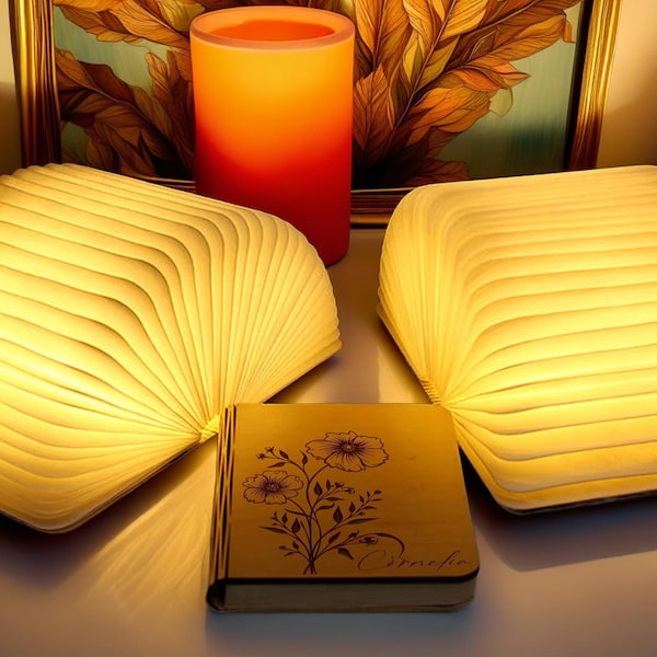 Book Lamp - Etsy