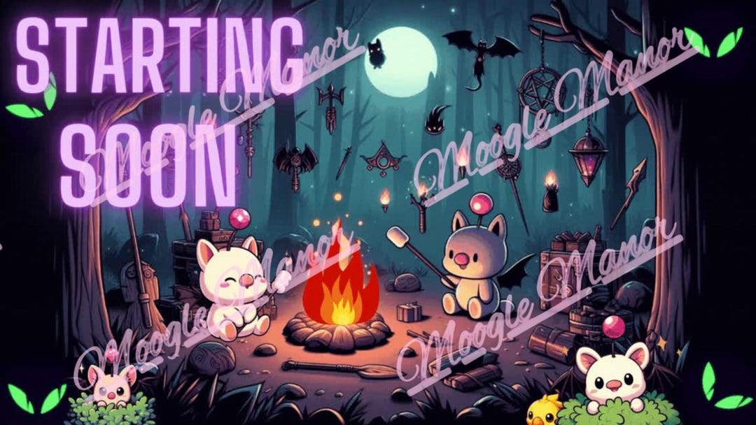 Moogle Campfire-animated - Etsy