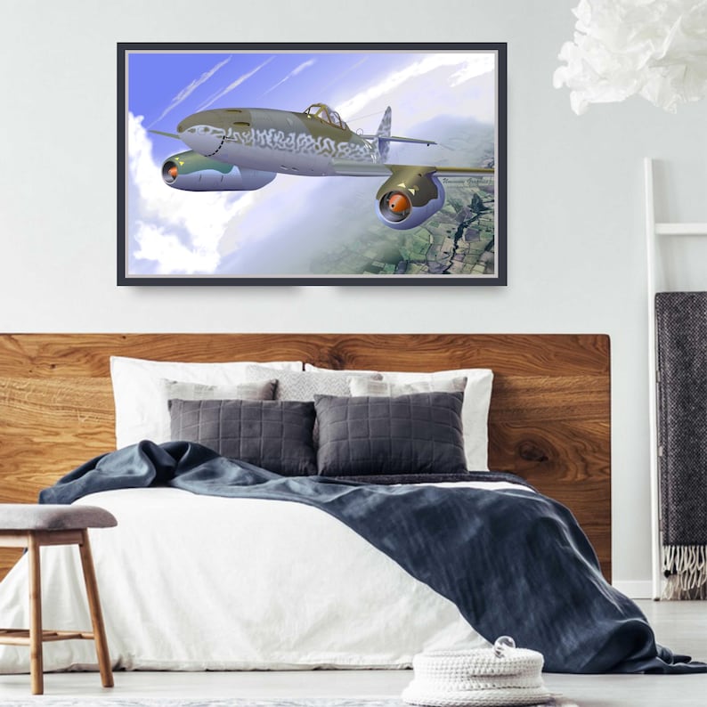 German Me 262 Jet Fighter - Etsy