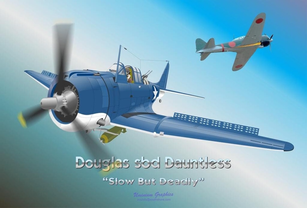 US Navy Douglas SBD Dive Bomber, Second World War - Etsy