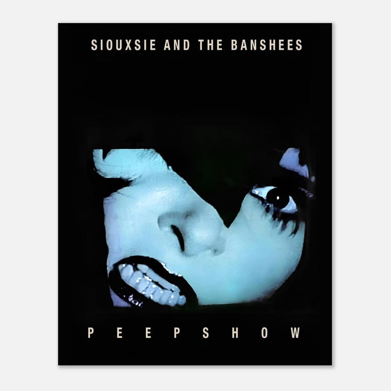Siouxsie & the Banshees Peepshow Poster: 1988 Vintage Post Punk Art ...