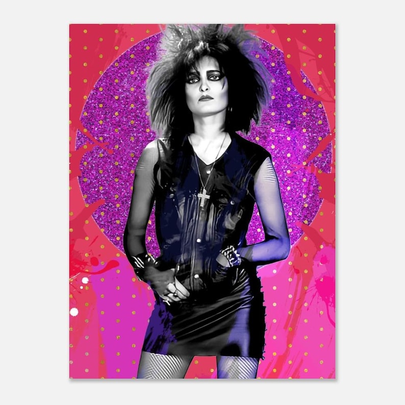 Siouxsie Sioux Print, Siouxsie and the Banshees, Boho Classic Semi ...