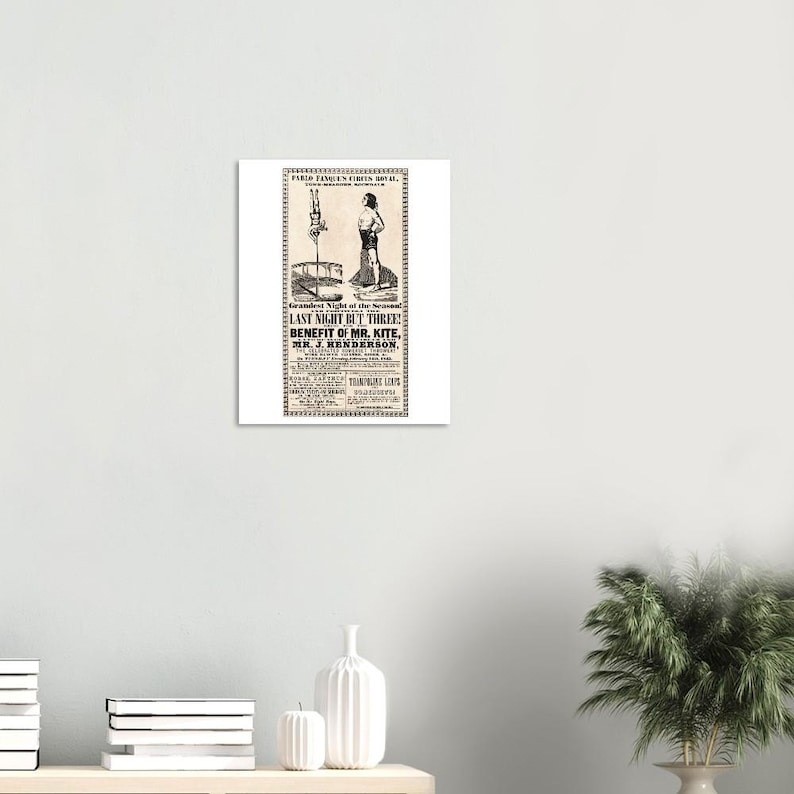 John Lennon's Mr. Kite Poster, Accurate Sized Replica of Original ...