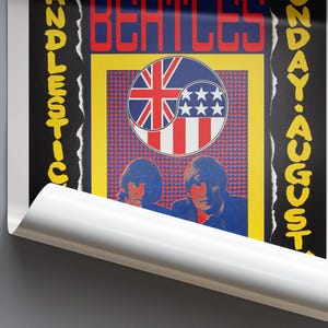 The Beatles 1966, Last Concert Poster, Repoduction of San Francisco Gig ...