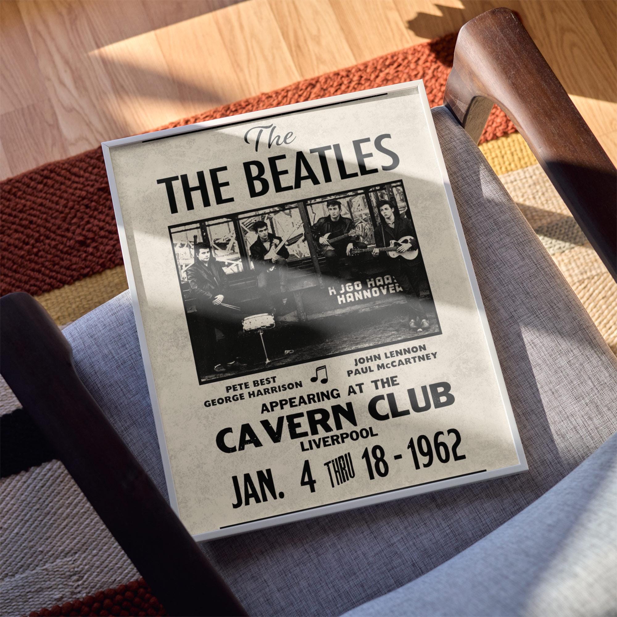 Vintage Beatles Poster: 1962 Cavern Club Concert Art Print - Etsy