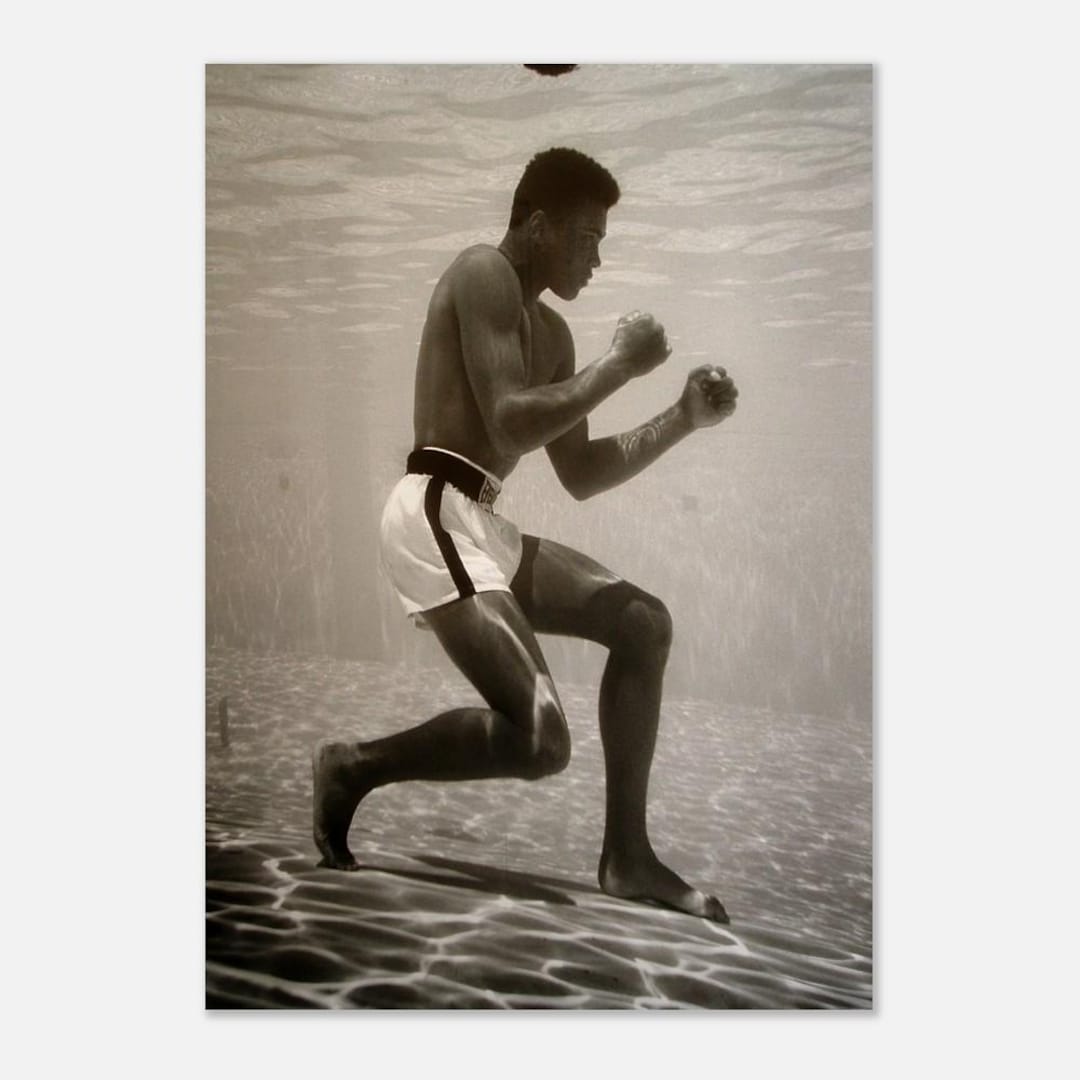 Muhammed Ali Underwater Poster, Boxing Swimming Pool Miami 1961, the ...