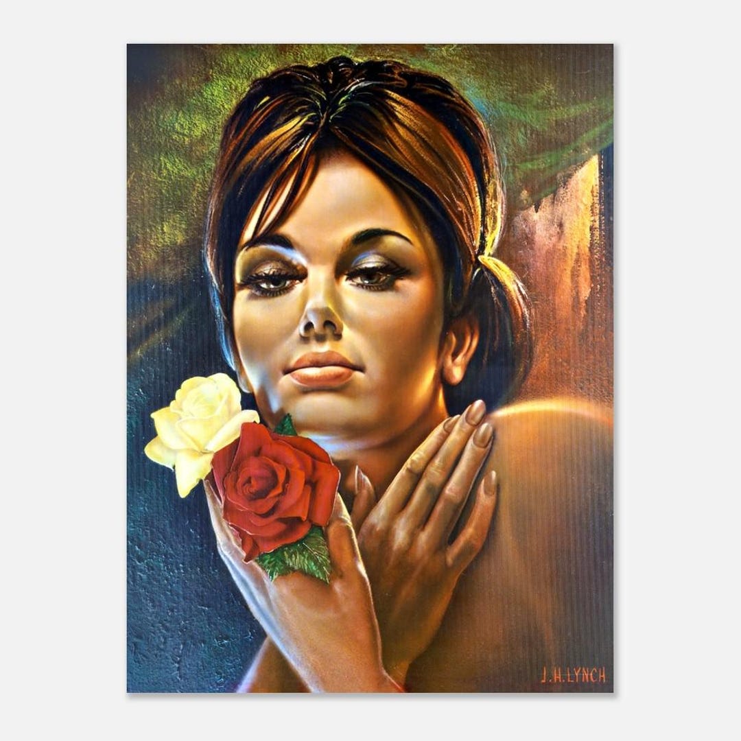 J H Lynch Print, Lisa Rose, Mid Century Tretchikoff Era, Mid Century ...