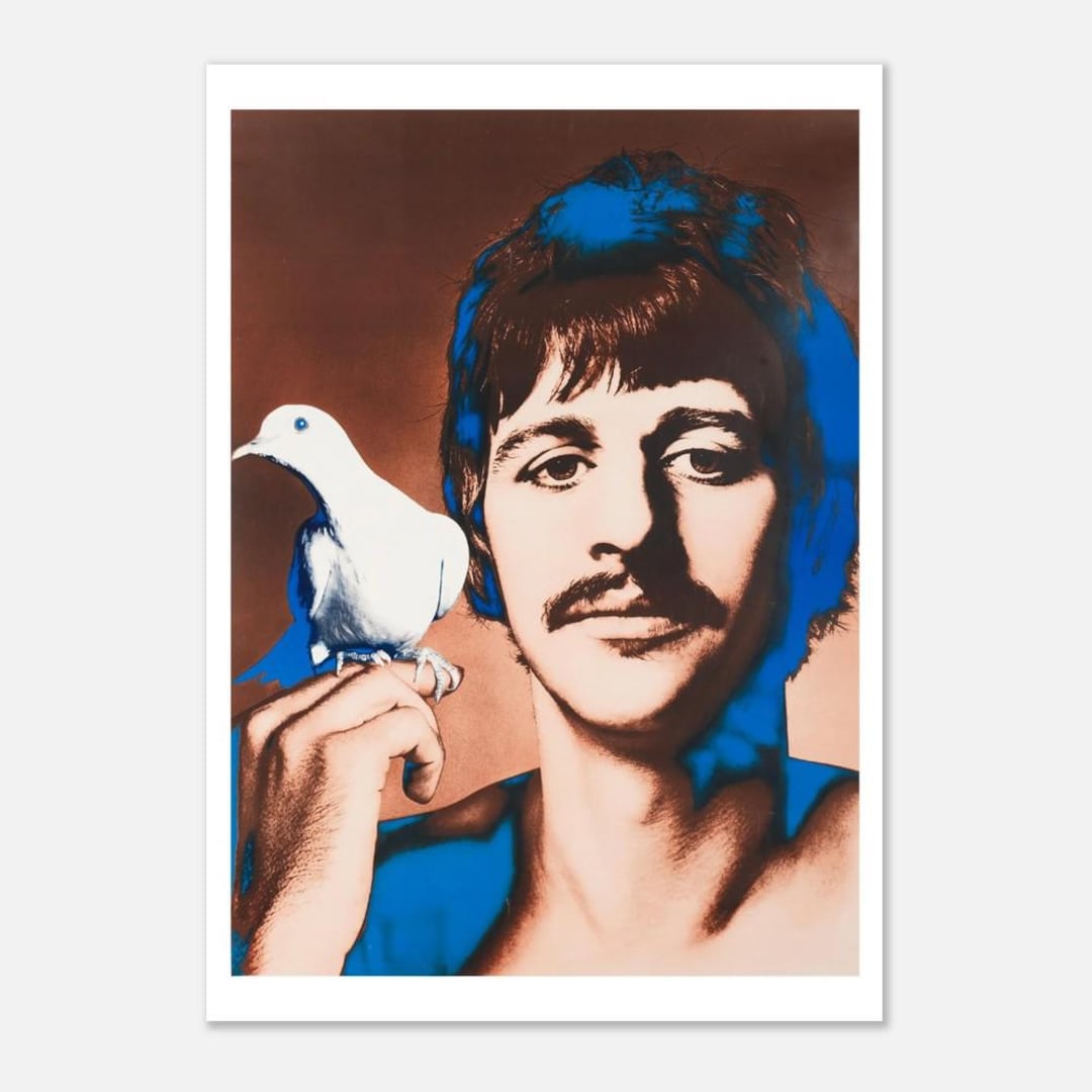 Beatles Ringo Starr Poster, Repoduction Richard Avedon 1967, Boho Boho ...