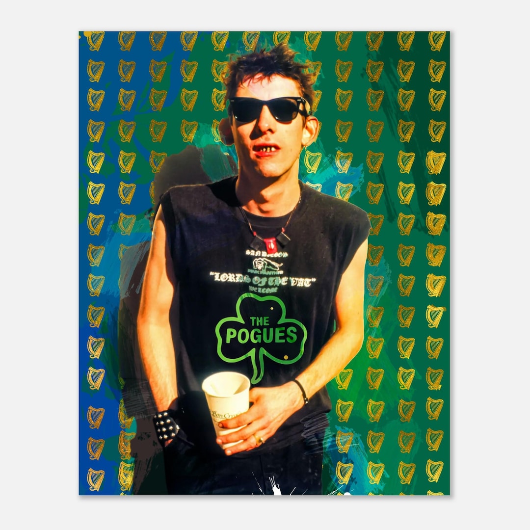 Shane Macgowan Print, the Pogues, Original Pop Street Art Print, Boho ...
