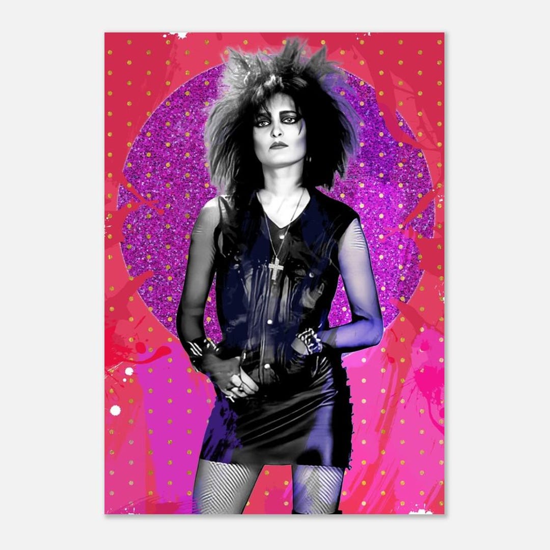 Siouxsie Sioux Print, Siouxsie and the Banshees, Boho Classic Semi ...