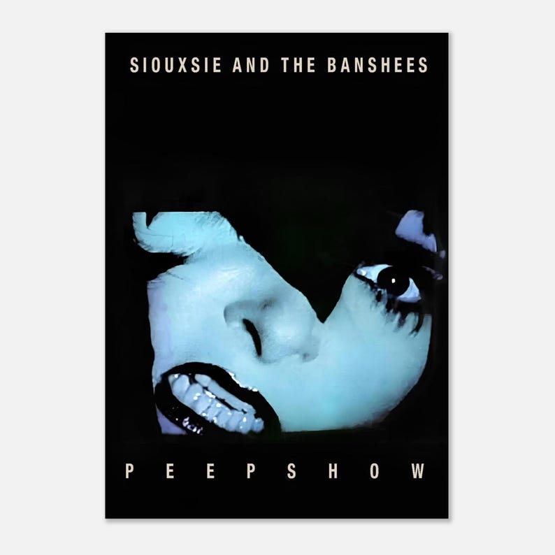 Siouxsie & the Banshees Peepshow Poster, Vintage 1988 Post Punk, Street ...