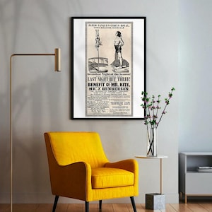 John Lennon's Mr. Kite Poster, Accurate Sized Replica of Original ...