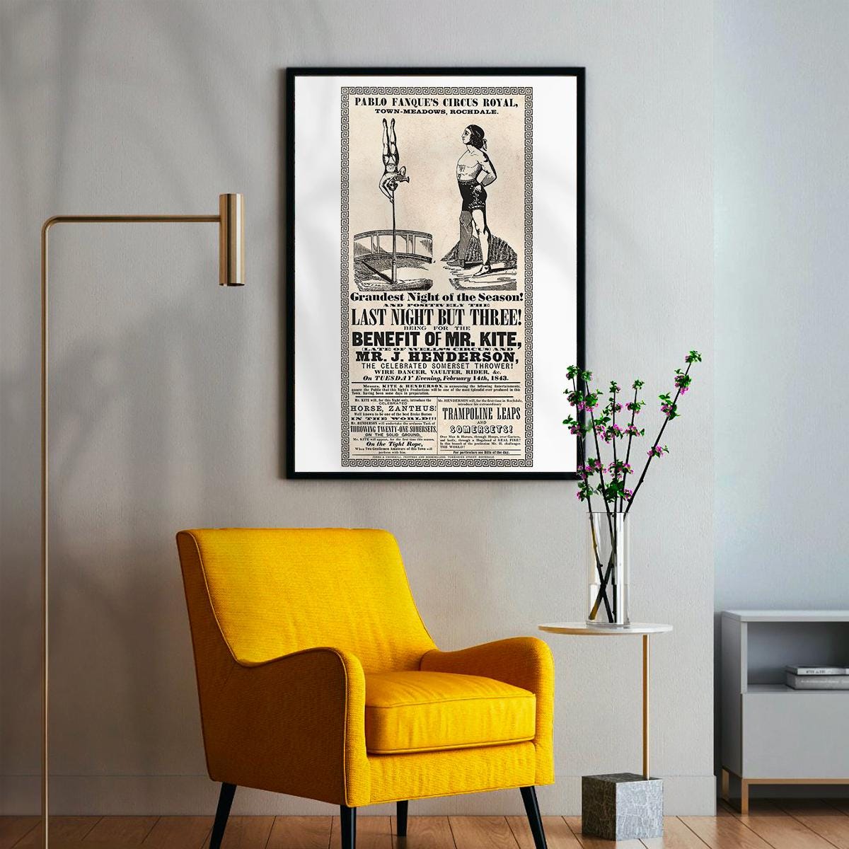 John Lennon's Mr. Kite Poster, Accurate Sized Replica of Original ...