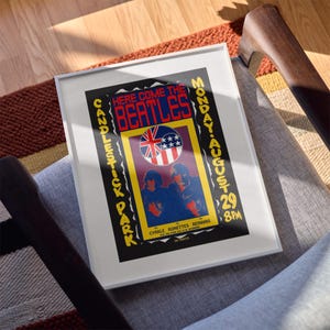 The Beatles 1966, Last Concert Poster, Repoduction of San Francisco Gig ...