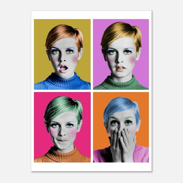 Twiggy Poster - Etsy