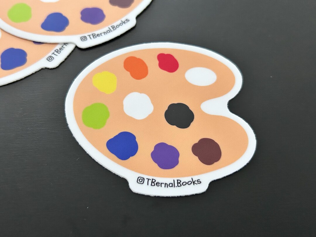 Paint Palette Sticker, Painters Sticker, Paint Sticker, Artist Sticker ...