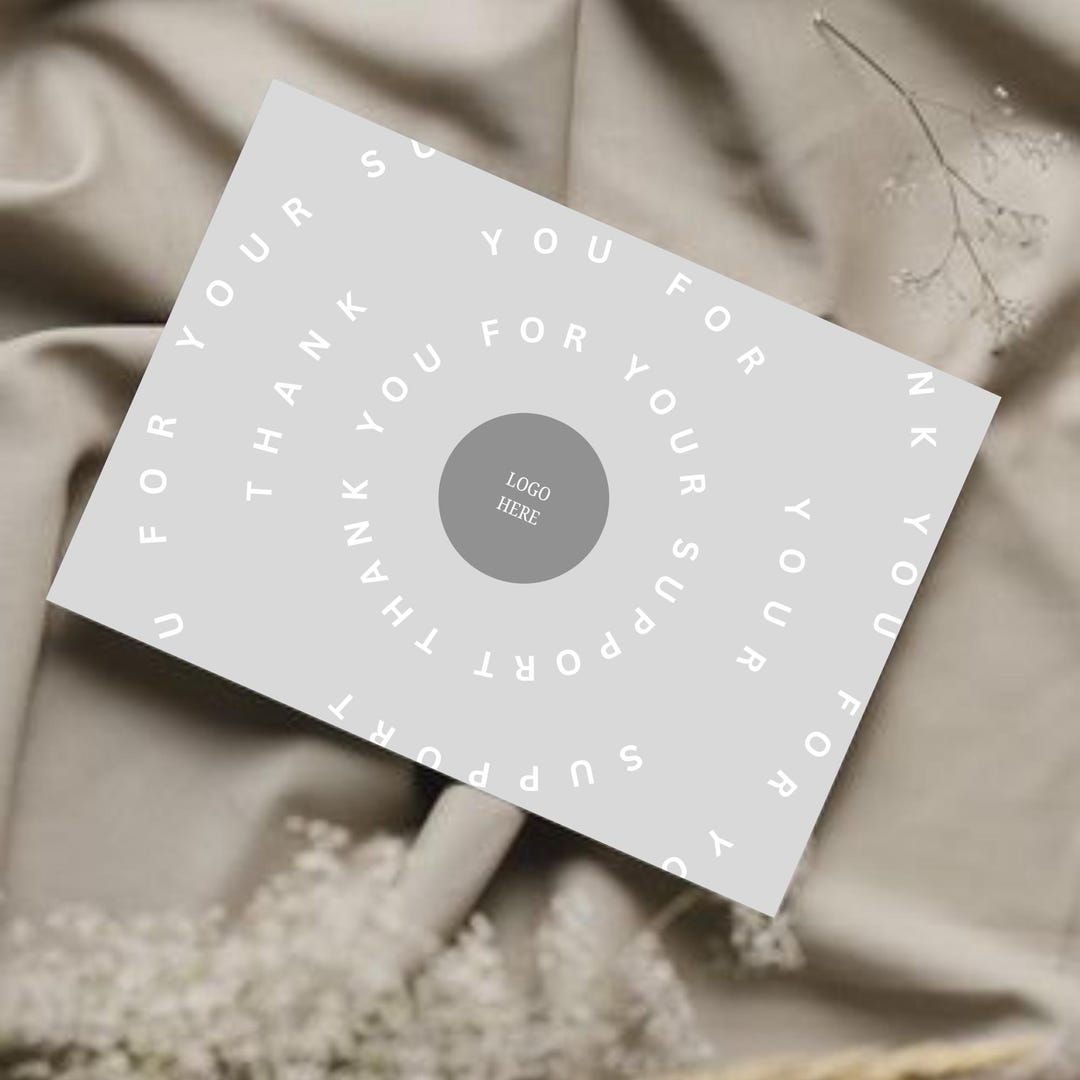Modèle de carte de remerciement simple et moderne pour votre entreprise ...