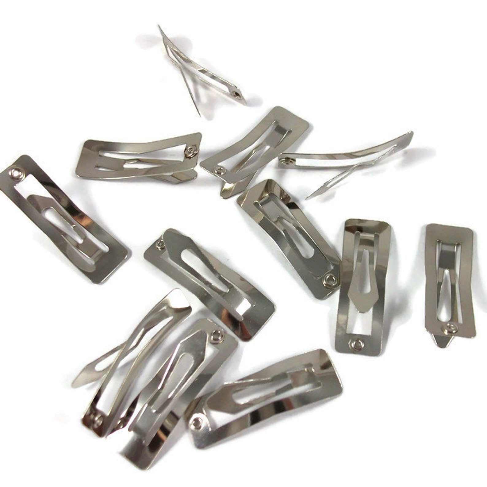 25 Square Snap Clips 1 1/4 Inch 30mm - Etsy
