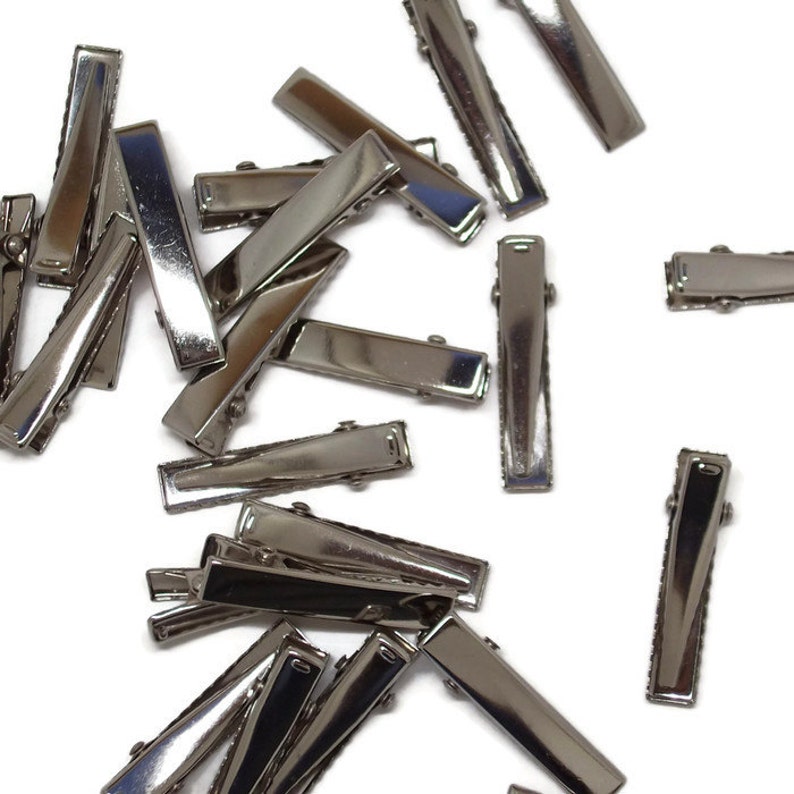 25 Flat Top Narrow Alligator Clip With Teeth Small - Etsy
