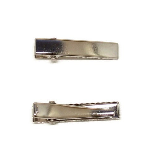 12 Flat Top Narrow Alligator Clip With Teeth Medium - Etsy
