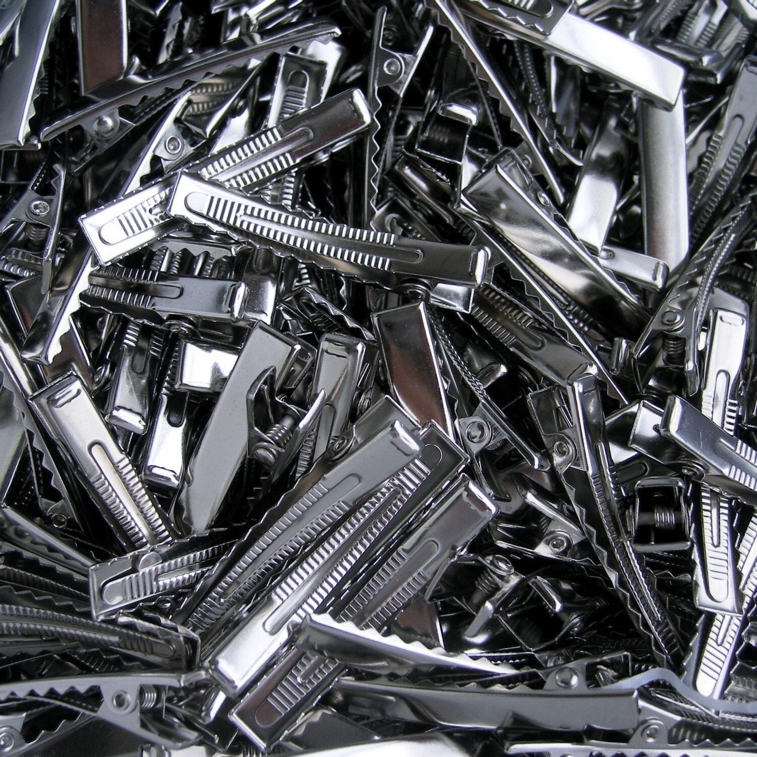 100 Flat Top Narrow Alligator Clip With Teeth Medium - Etsy