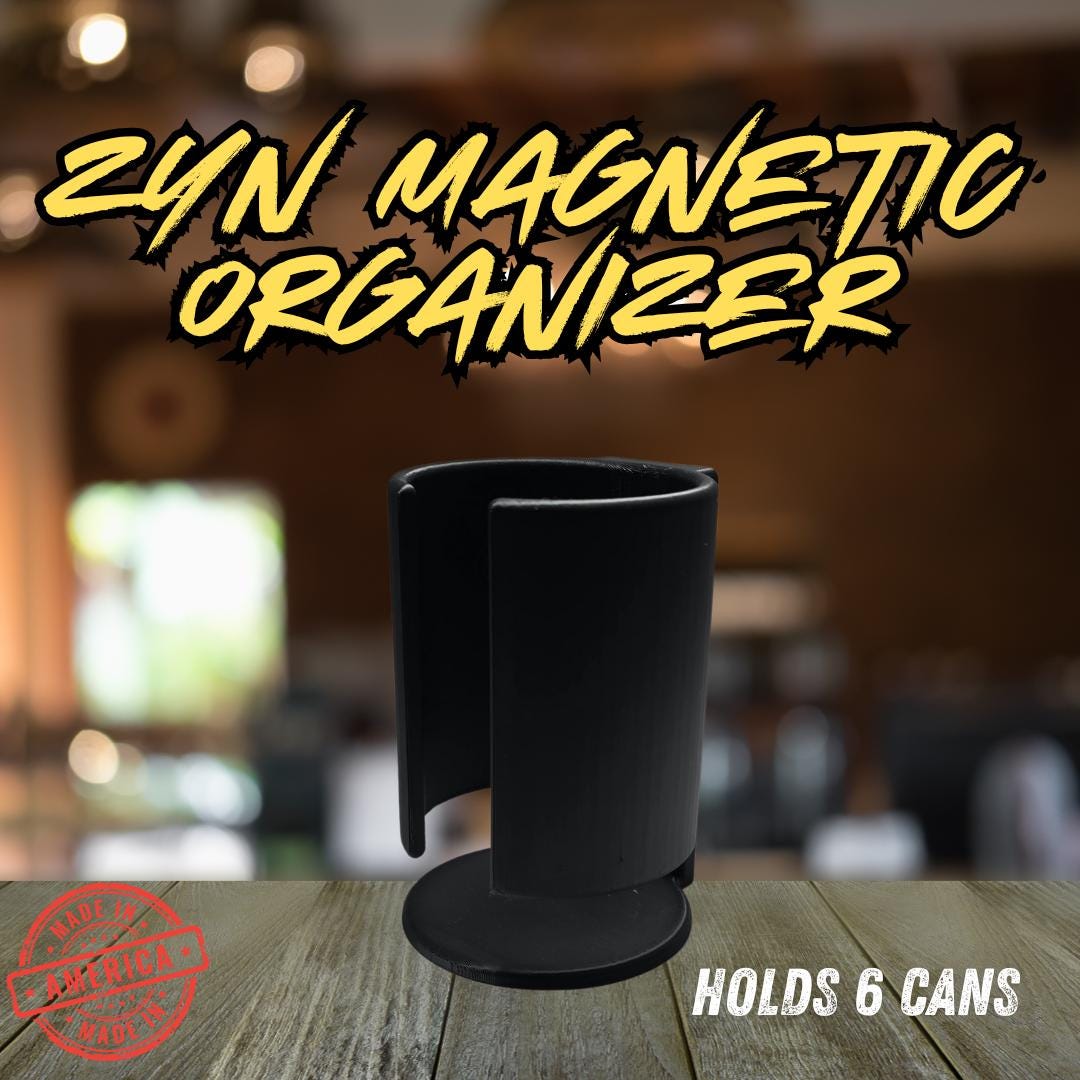 Zyn Holder Magnetic Dispenser for Lockers Holds 6 Cans - Etsy