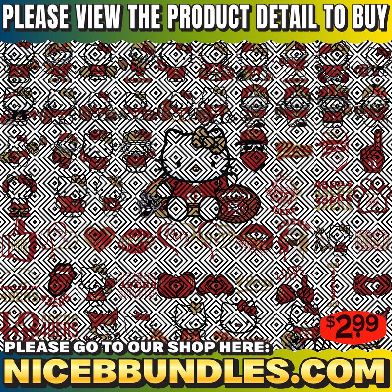 310 Hello-kitty San-francisco-49ers Logo Files Svg, San-francisco-49ers ...