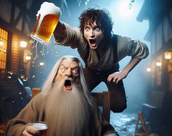 Moose Tennis Poster Unique Poster Museum-quality Poster on Thick Matte ...