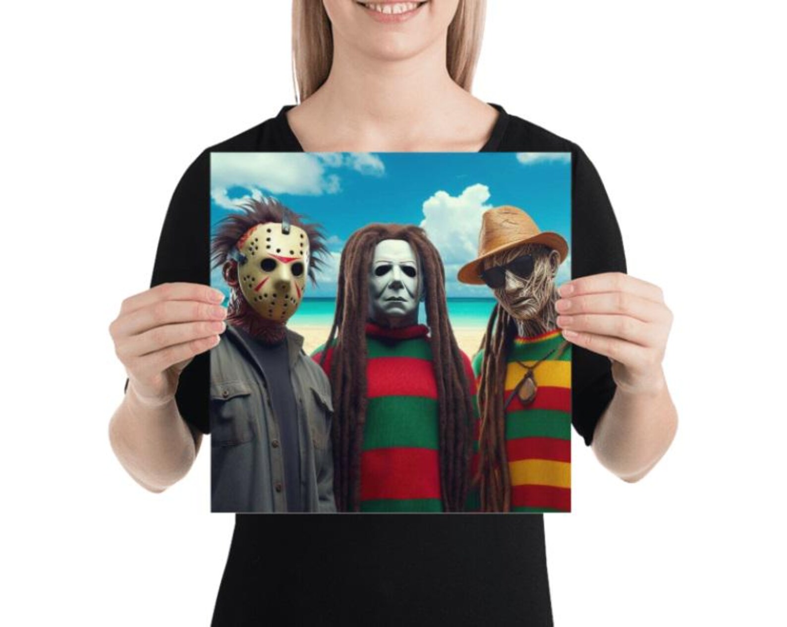 Horror Movies Meet Reggae Funny Music Poster Unique Poster Museum ...